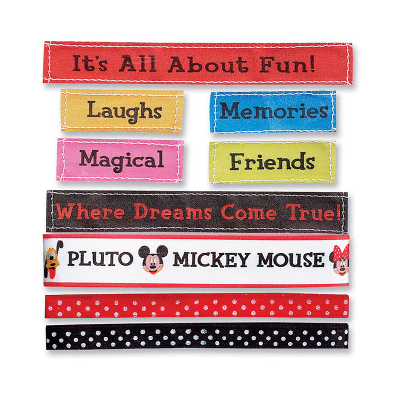 EK Success Disney Ribbons & Adhesive Labels - Mickey - BumbleBee's ...