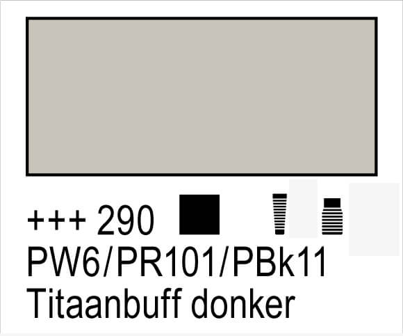 Amsterdam akrylfärg 500ml - titanium buff deep #290 - Art of Veda - Konstnärsmaterial online