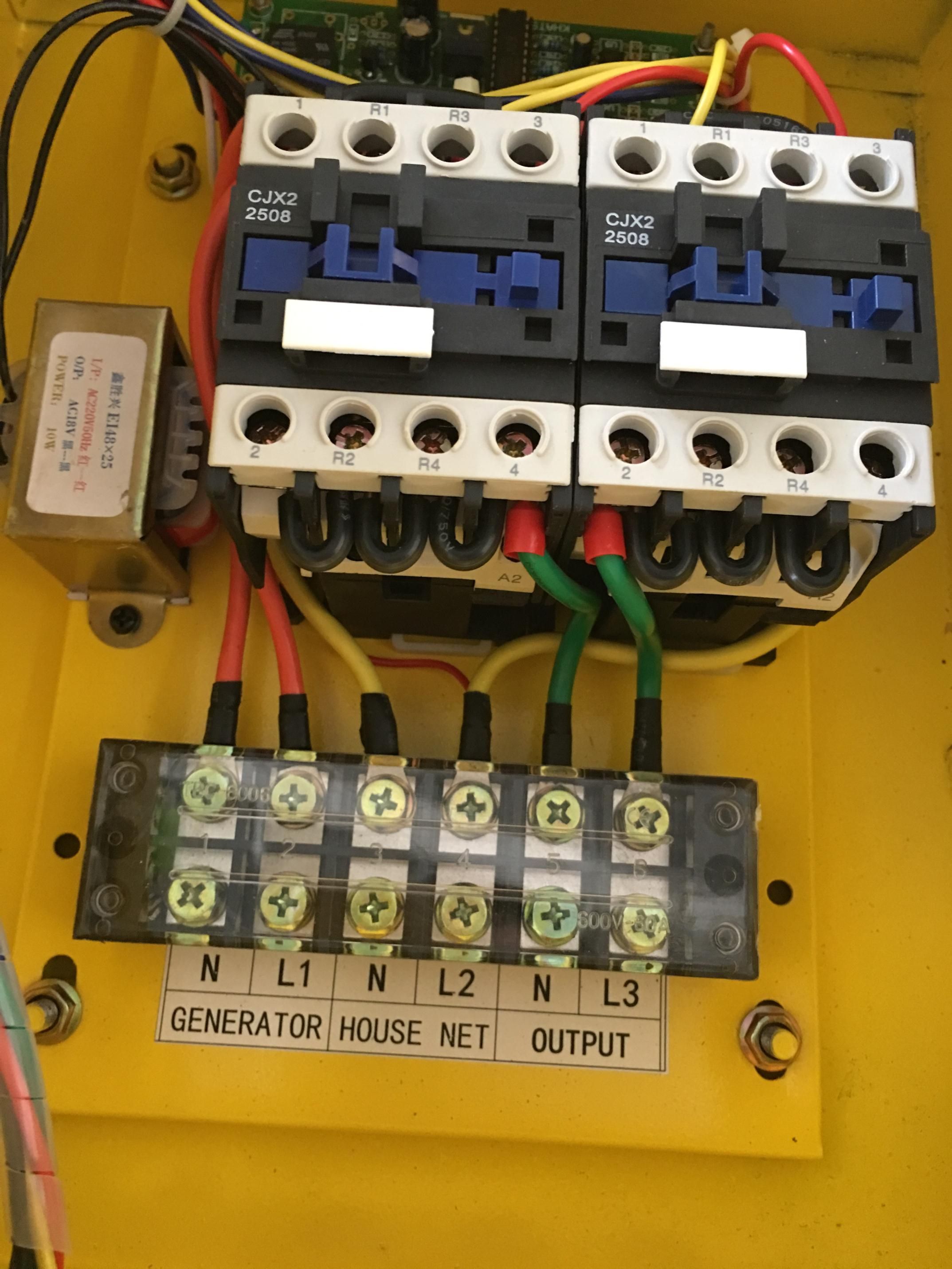 ATS-box till Bernards elverk 400 volt - RC Holm