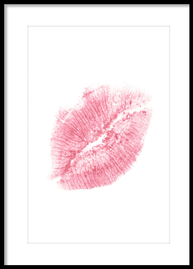 Poster - Red Kiss - | Canvasbutik.com