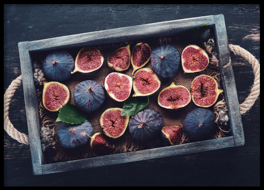 Poster - Blue Fig - | Canvasbutik.se