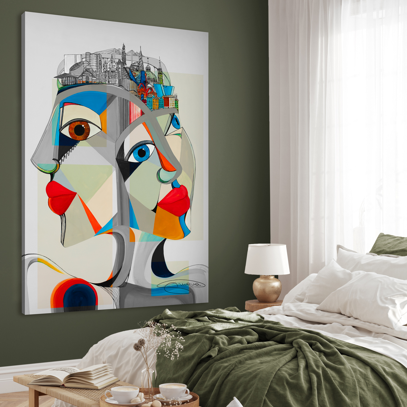 Ljuddämpande tavla - Timeless Geometry Art - | Canvasbutik.se