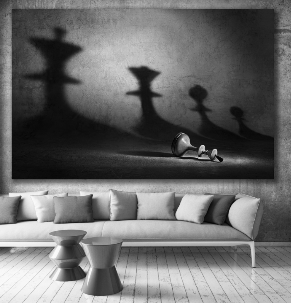 Akustikprint - Schack Matt - | Canvasbutik.dk