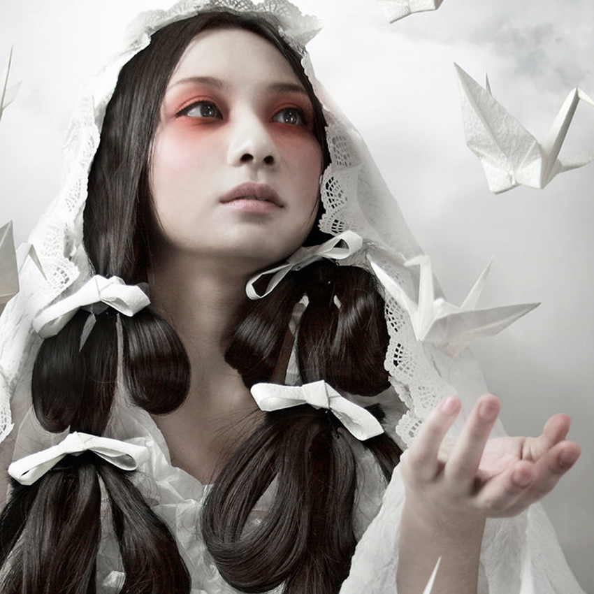 Wall Absorber - Goddess of "Origami" - | Canvasbutik.com