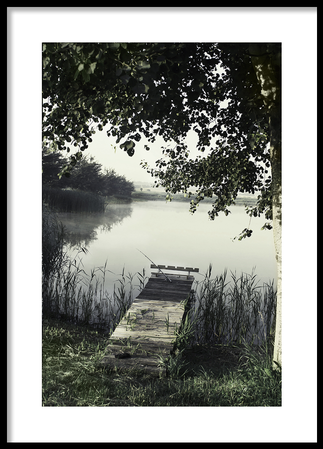 Poster - Fishing Bridge - | Canvasbutik.se