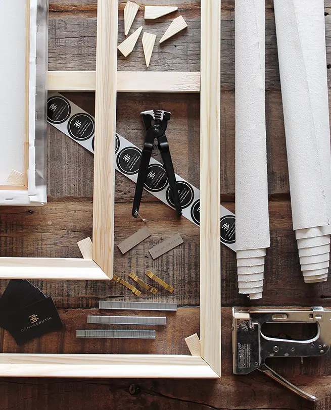 Canvasbutik.nl - Canvas Schilderij - Flower bicycle