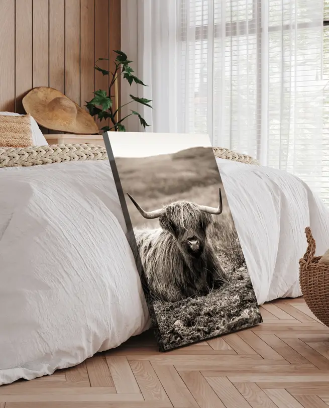 Canvasbutik.nl - Canvas Schilderij - Flower bicycle