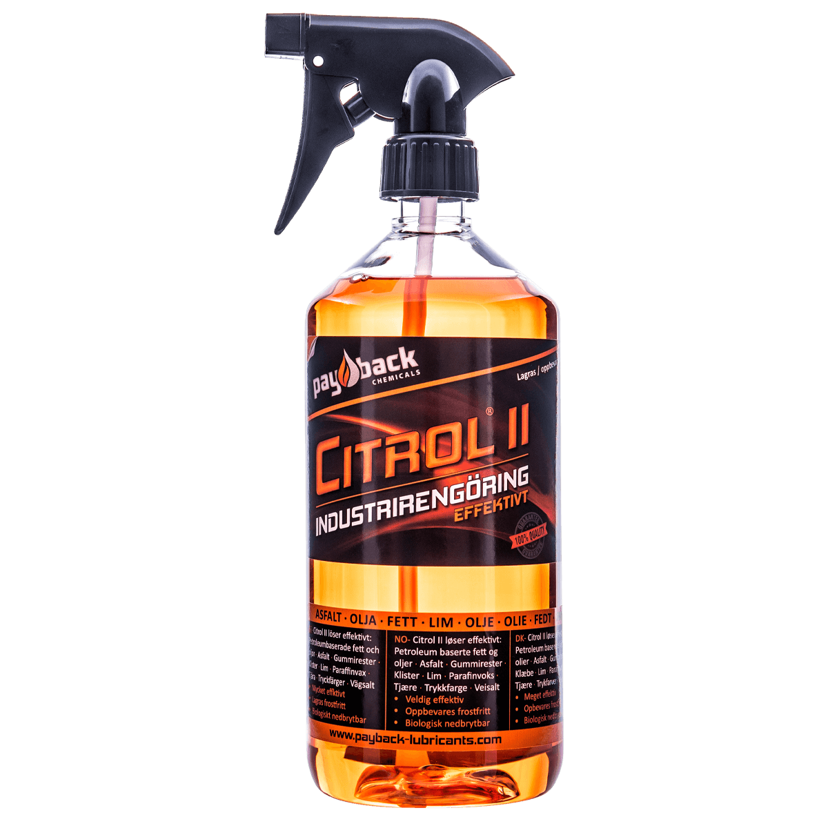 CITROL II – Kraftfullt rengöringsmedel för asfalt, oljor och fetter ...