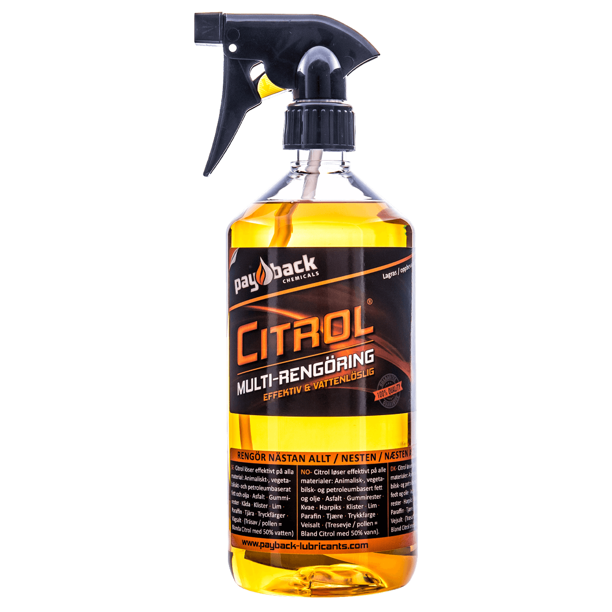 Citrol , rengöringsmedel från Payback