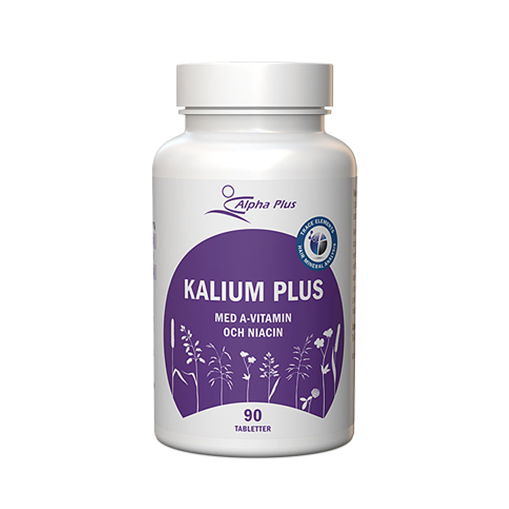 Kalium Plus (K Plus) 90 tab Alpha Plus - MåBra Postorder