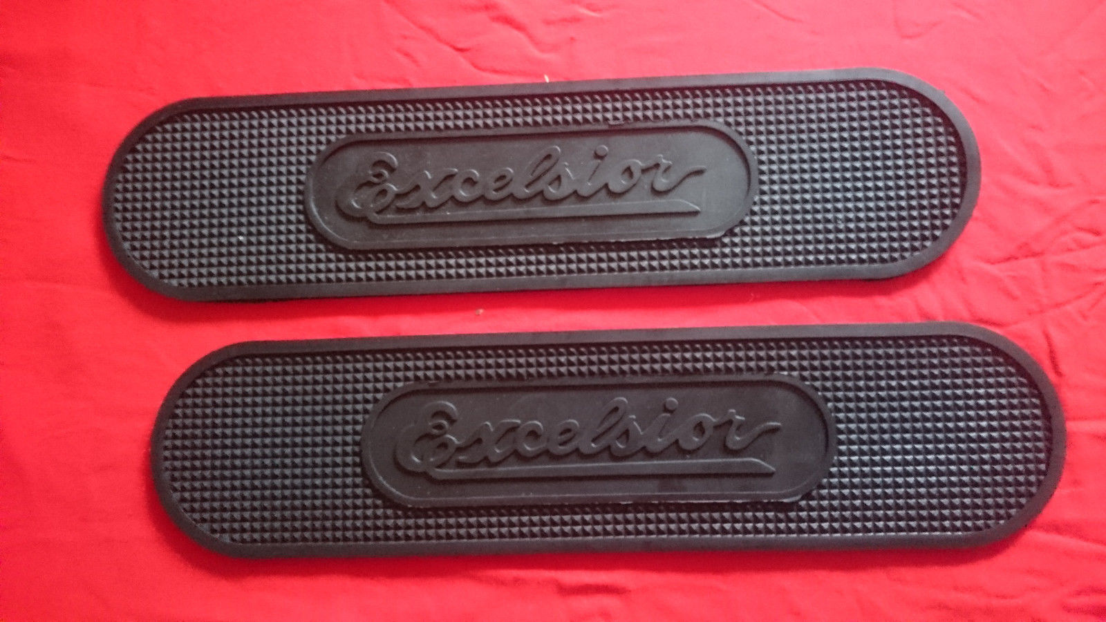 Footboard rubber mat kit Excelsior 1915-24 - Antiquebike AB