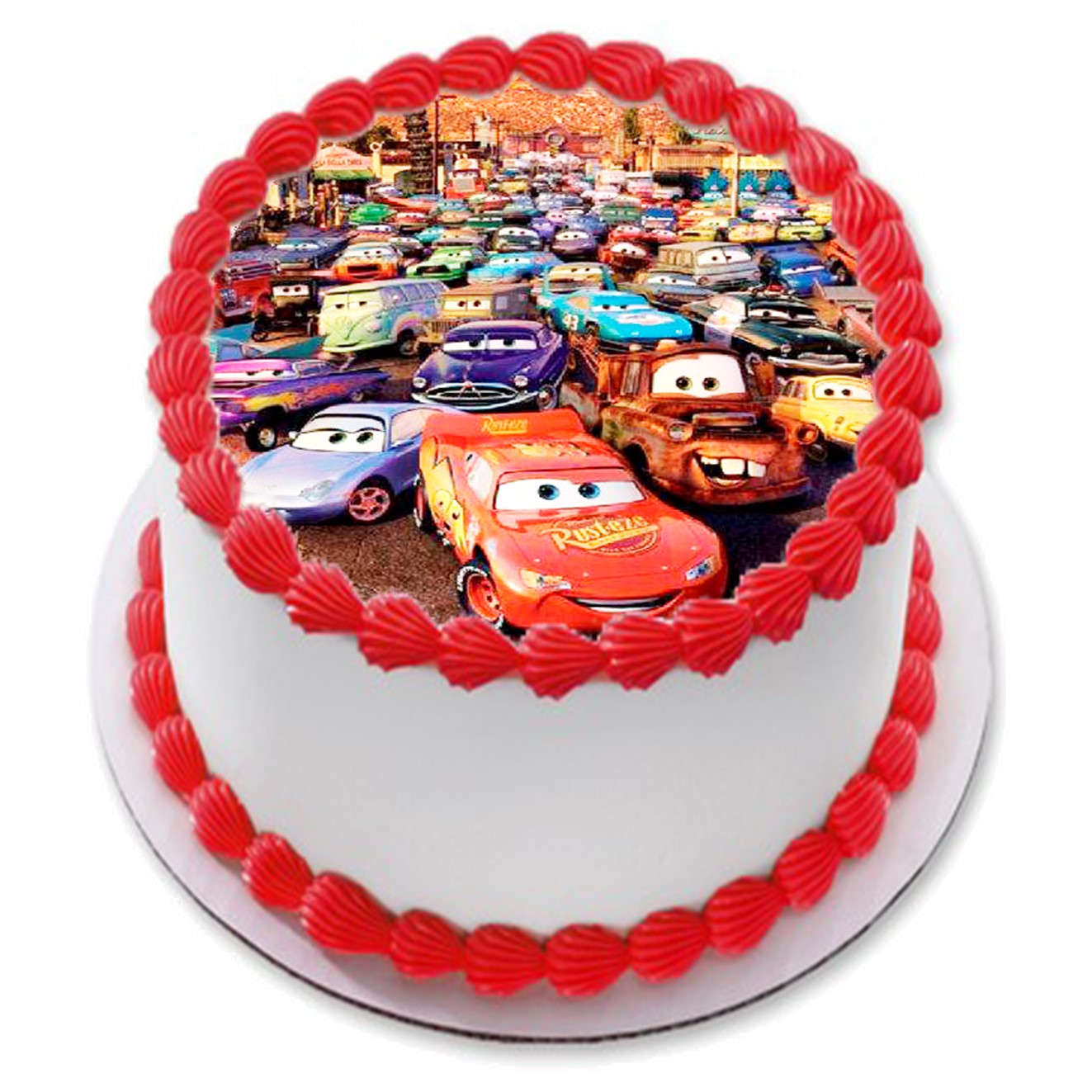 Kakebilde Biler 20 R - Lille Krapylet