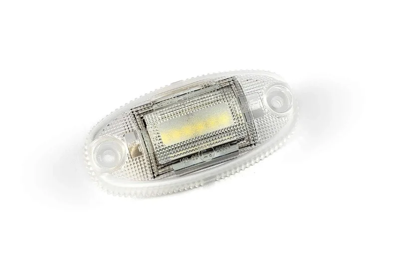 LED marker light white 12-24v 15cm cable - Extraljuskungen.com