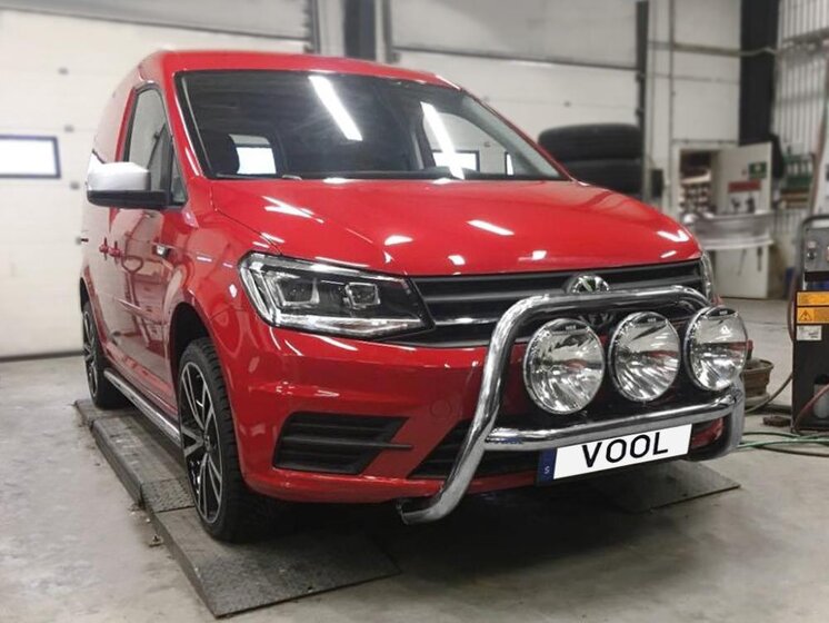 MINDRE Frontbåge [Svart] - VW Caddy 2016-2020 - Extraljuskungen.se