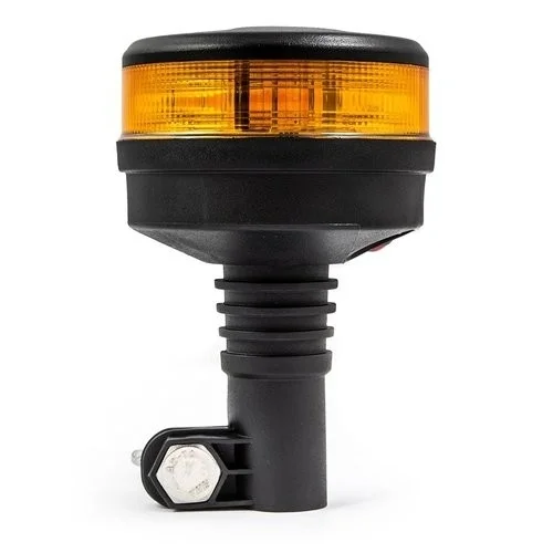 LED warning light | amber with amber lens | R65 | 12-24V | DIN base ...