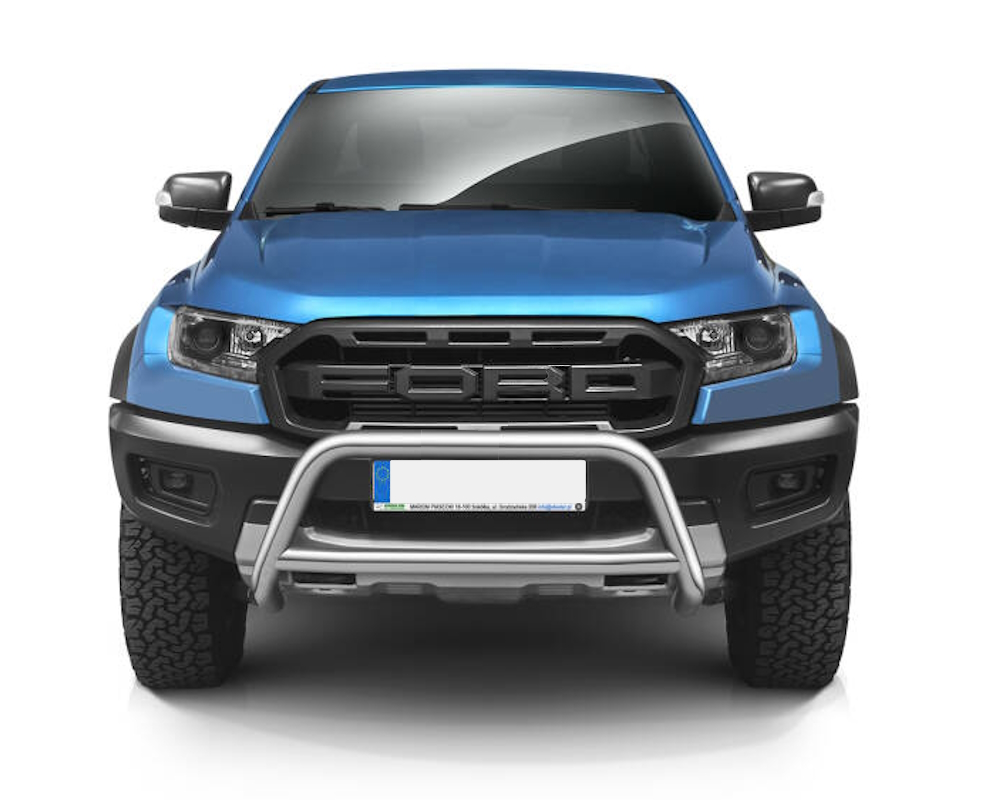 EU Bullbar [Black] - Ford Ranger Raptor 2019-2022 - Extraljuskungen.com