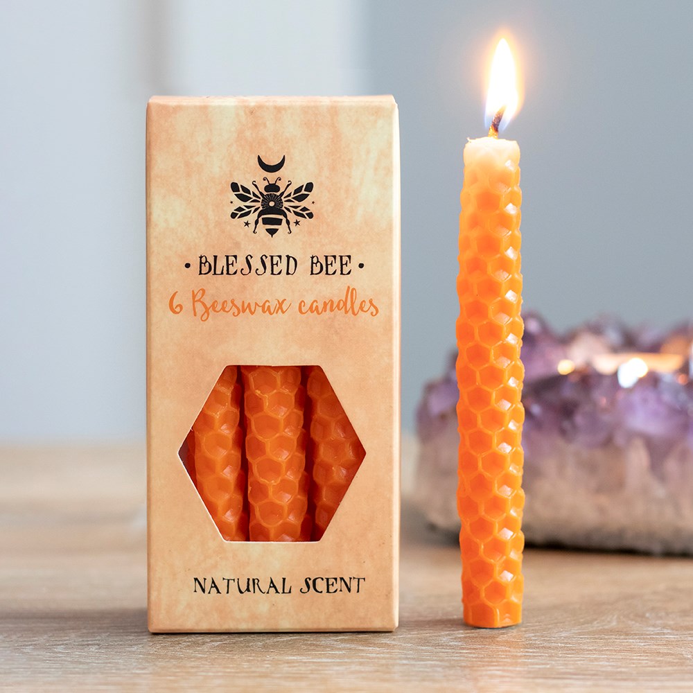 Stengarden.com - Orange Bivax Ljus , 6 pack - Blessed Bee - Confidence ...