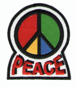 Stengarden.com - Tygmärken - Fred / Peace