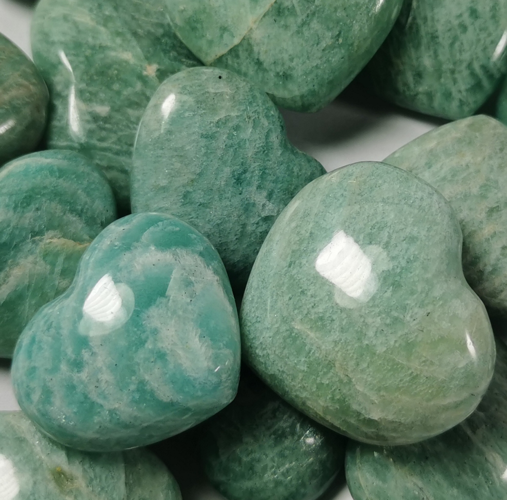 Stengarden.com - Amazonit Hjärta - AA kvalitet