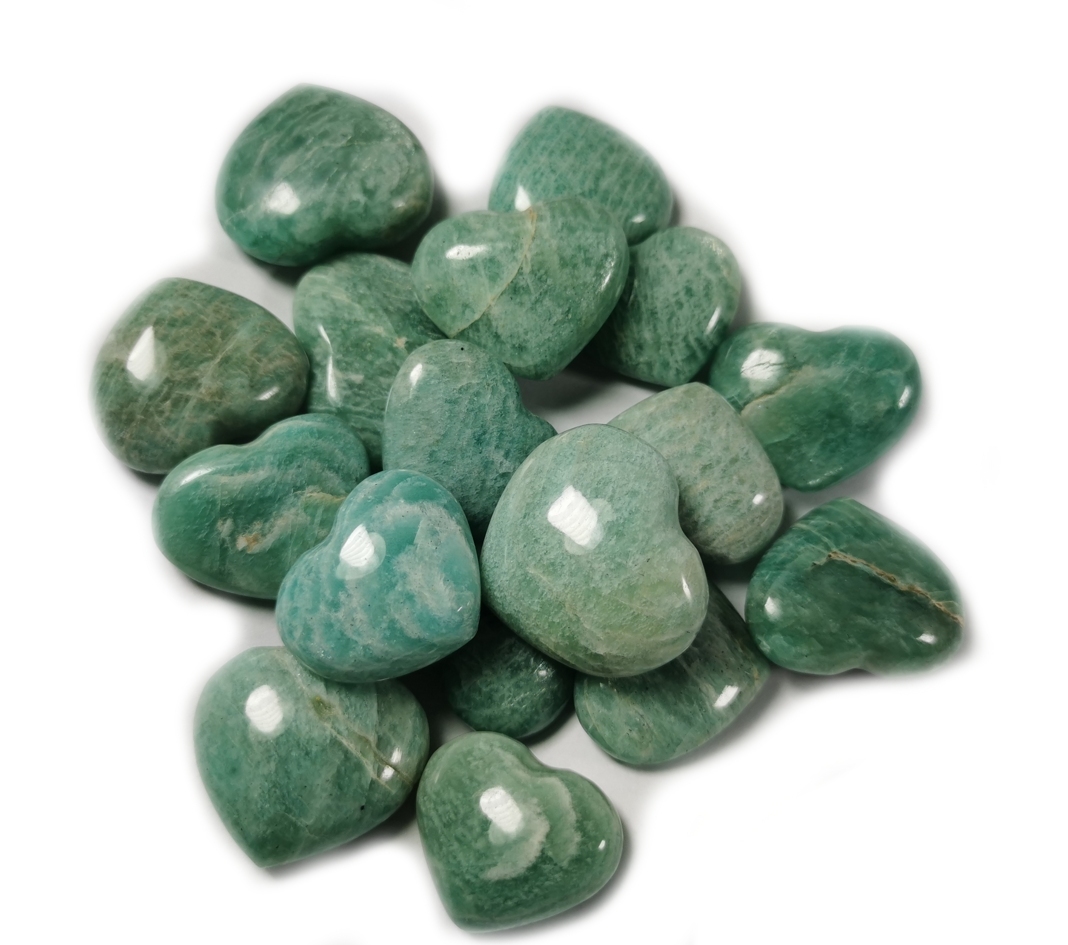 Stengarden.com - Amazonit Hjärta - AA kvalitet