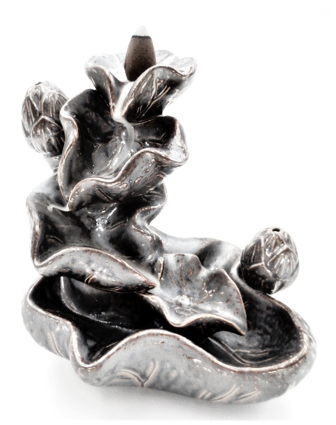 Stengarden.com - Backflow Rökelse brännare - Lotus med Blommor