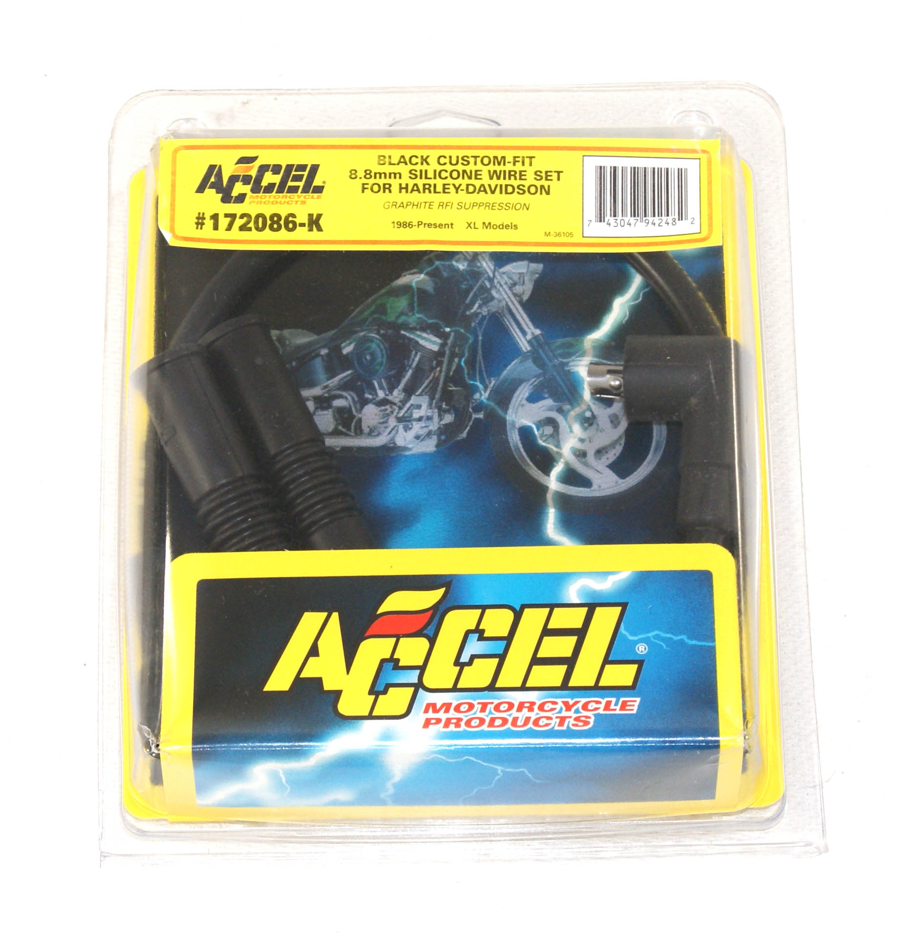 BIKE PARTS AB - TÄNDKABELSATS ACCEL, HD FLT