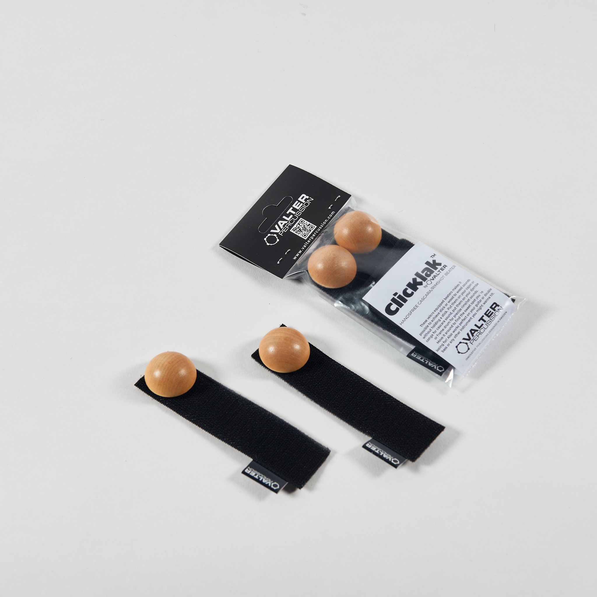 VALTER PERCUSSION - ClicKlak Rimshot/Cascara Beater 2PACK