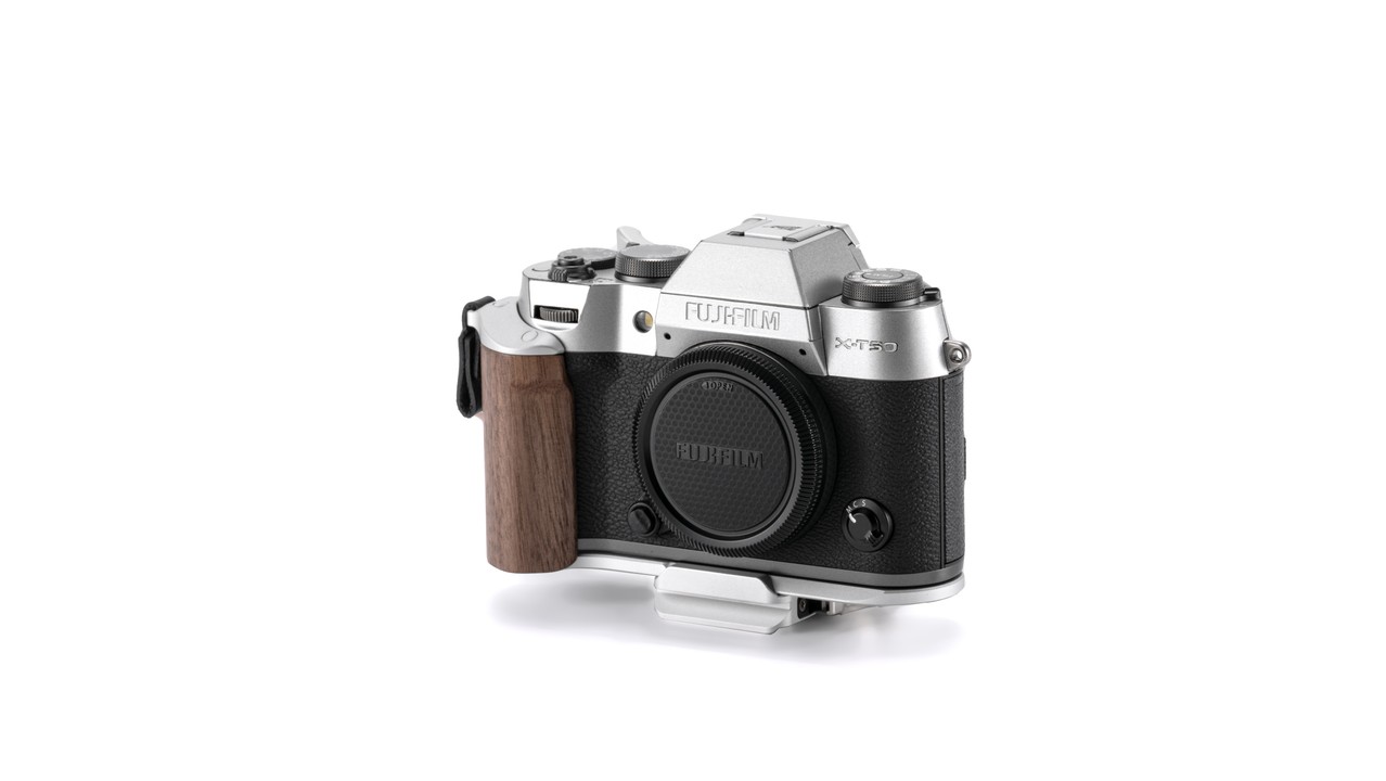 Tilta Vintage Camera Cage for Fujifilm X-T50 Base Kit - Silver - Voosestore