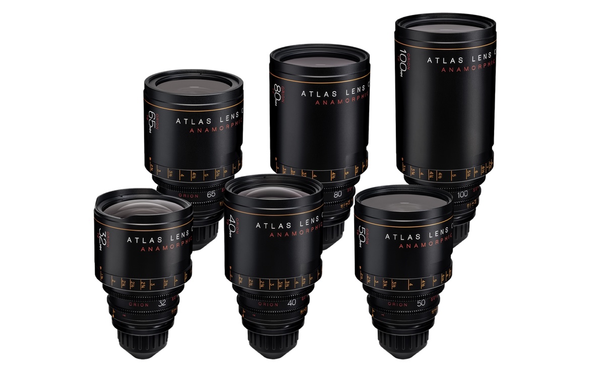 Atlas Anamorphic Cinema Lins Orion Series 6-Lens Set 32/40/50/65/80/100 ...