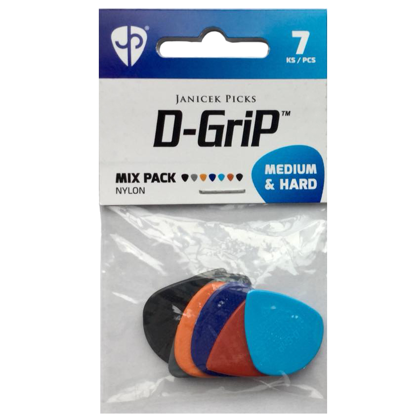 stringsnordic.com - D-GRIP MIX PACK Medium & Hard Picks (7-Picks)