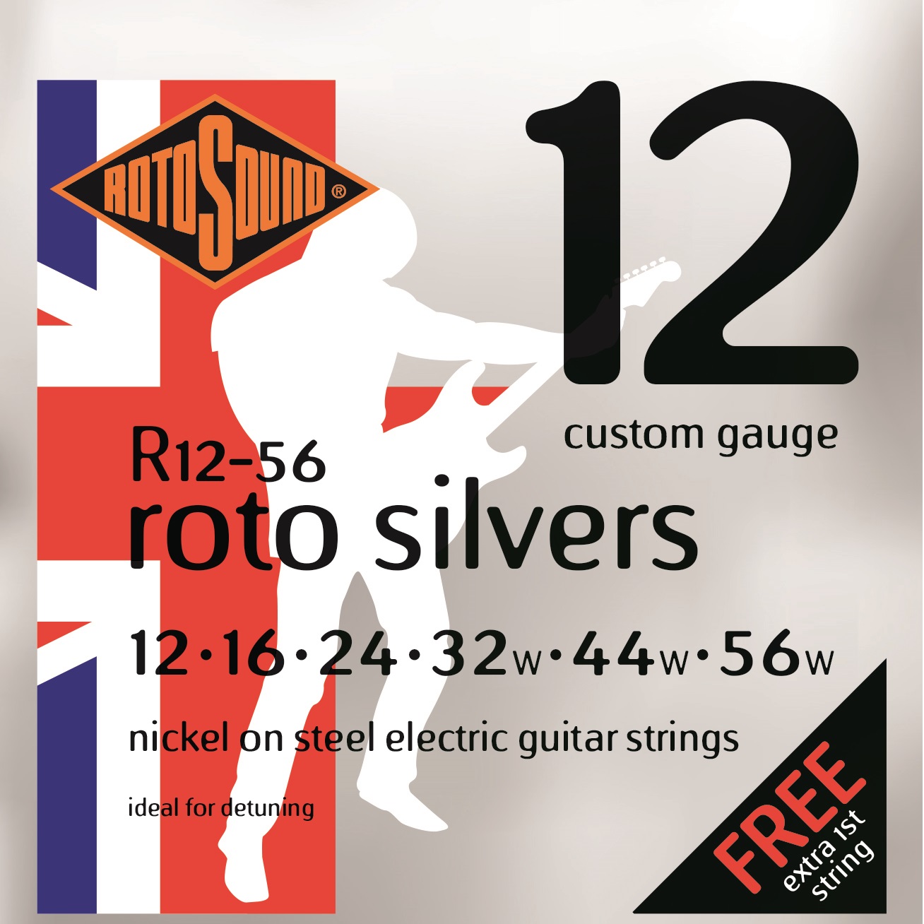 stringsnordic.com - Rotosound R12-56 Roto Silvers 012-056