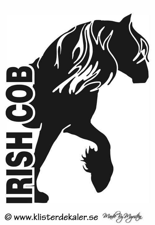 Irish Cob - FRONT 3 - Stickers