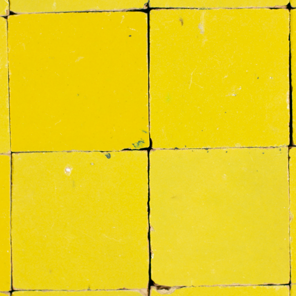 Moroccan Zellige citron