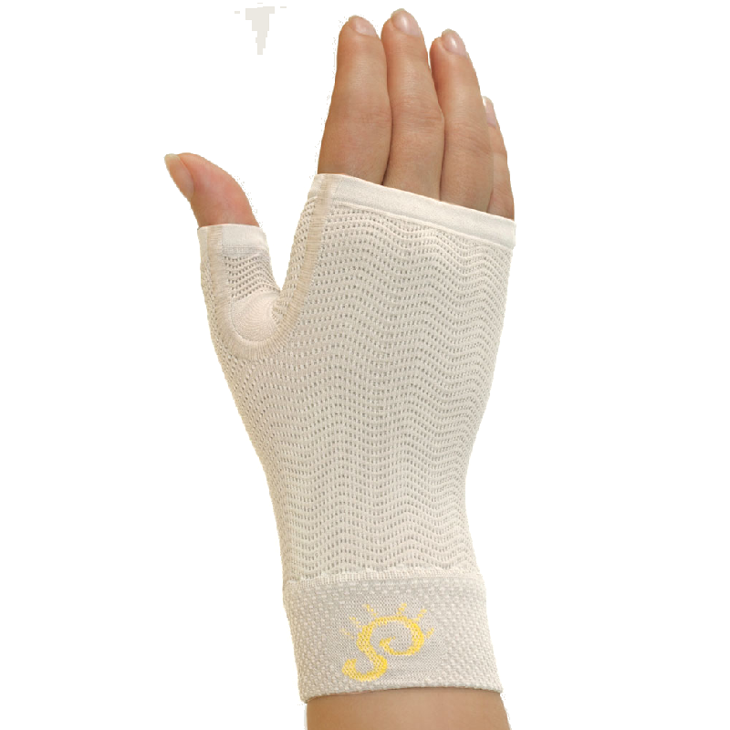 Solidea Micromassage Gauntlet Vit - kompressionshandske