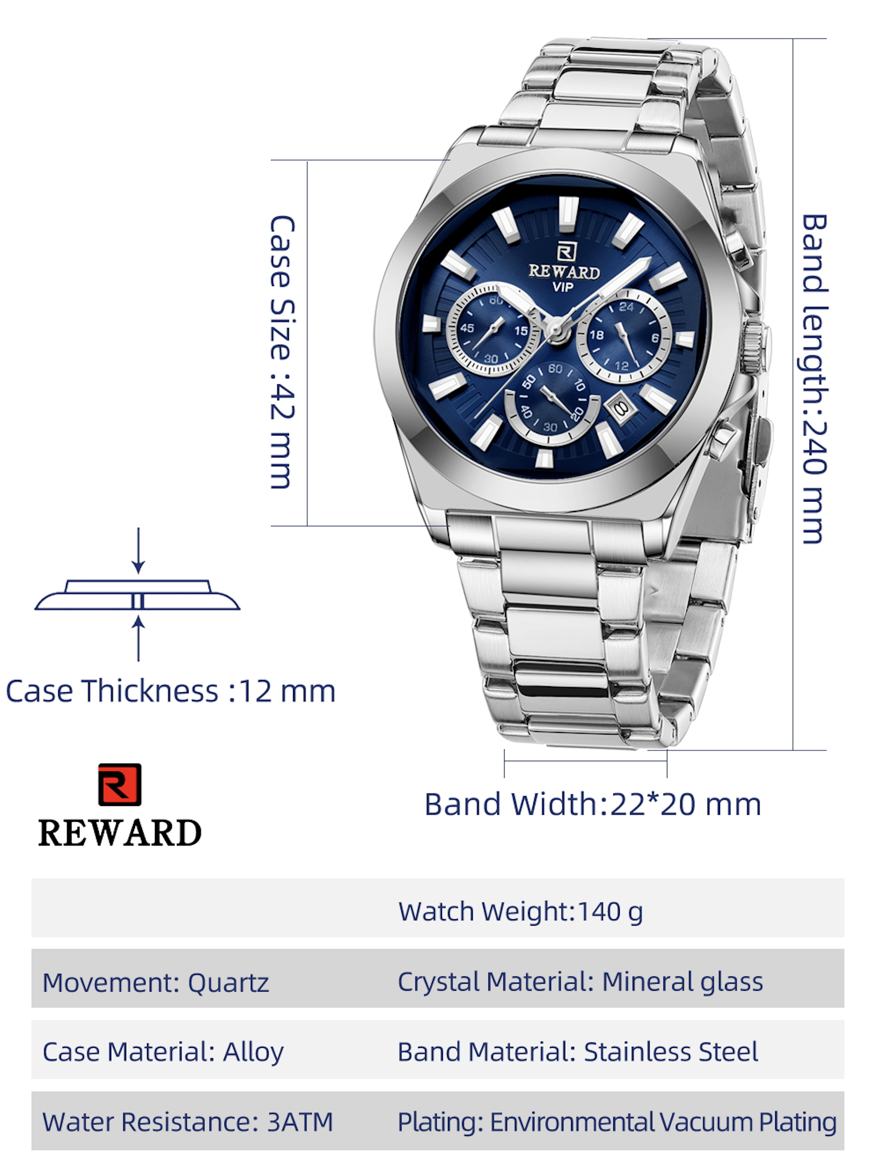 Reward Stratum Silver Gold