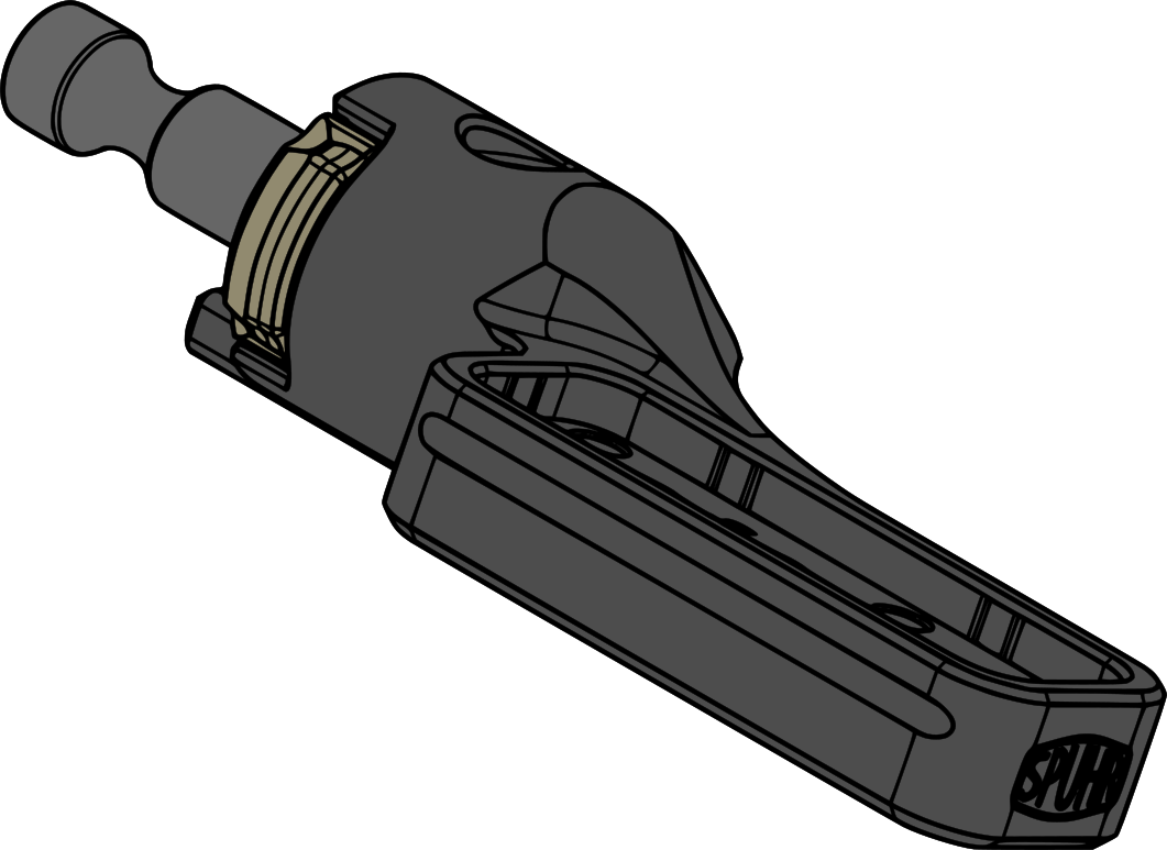 Spuhr Web Shop - RDF-40225KC Holosun™ Magnifier Mount H57mm/2.25" PIC