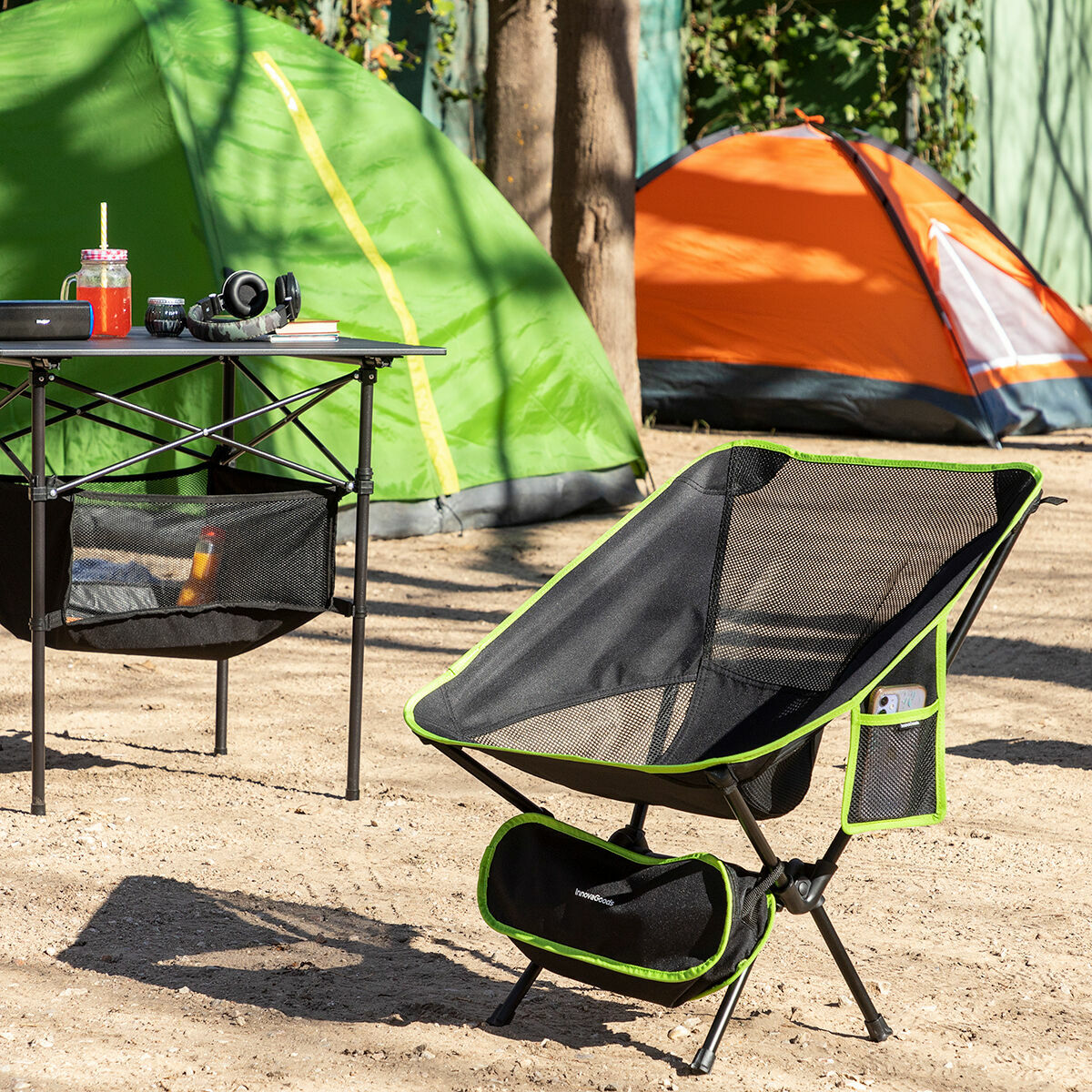 Hopfällbar campingstol Folstul InnovaGoods - Smartbynet.com
