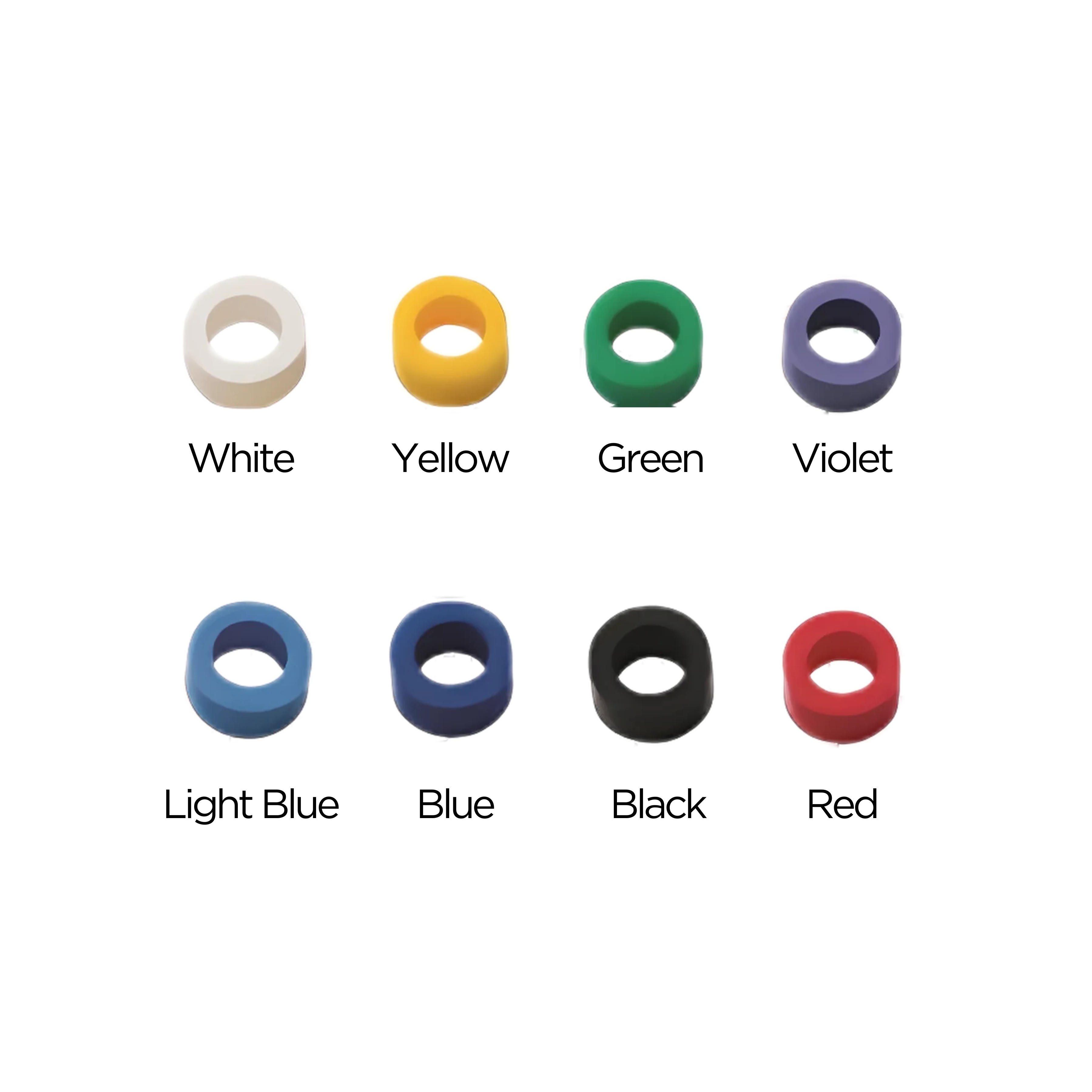 Color Coded Rings-White - Suturer Online