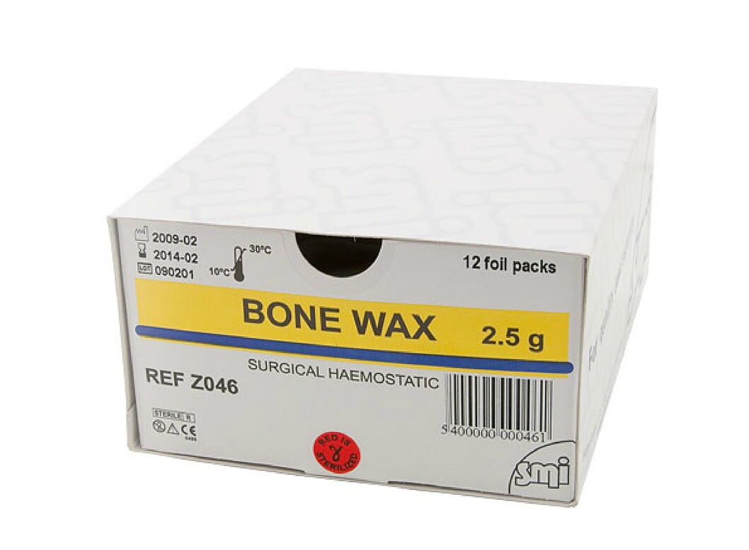 Bone Wax, 2,5g, 12 pcs, SMI - Suture Online