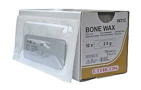 Bone wax Ethicon 2,5g, 12 pcs - Suture Online