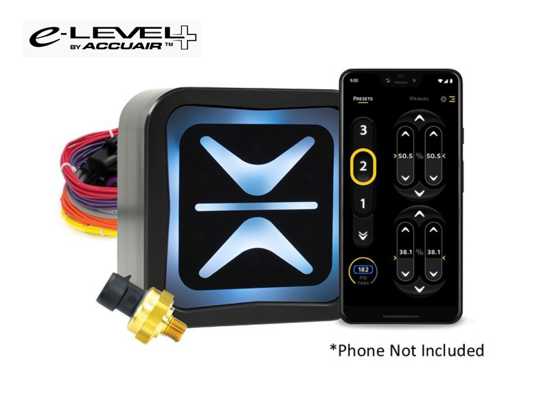 JEBS Airsuspension - AccuAir E-Level Plus App styrd Kontroll