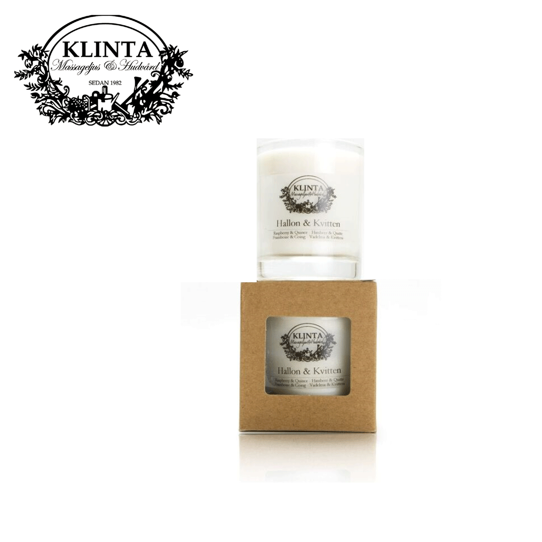 Tuoksu/Hierontakynttilä Klinta Vadelma & Kvitteni - Ullared Lantmän