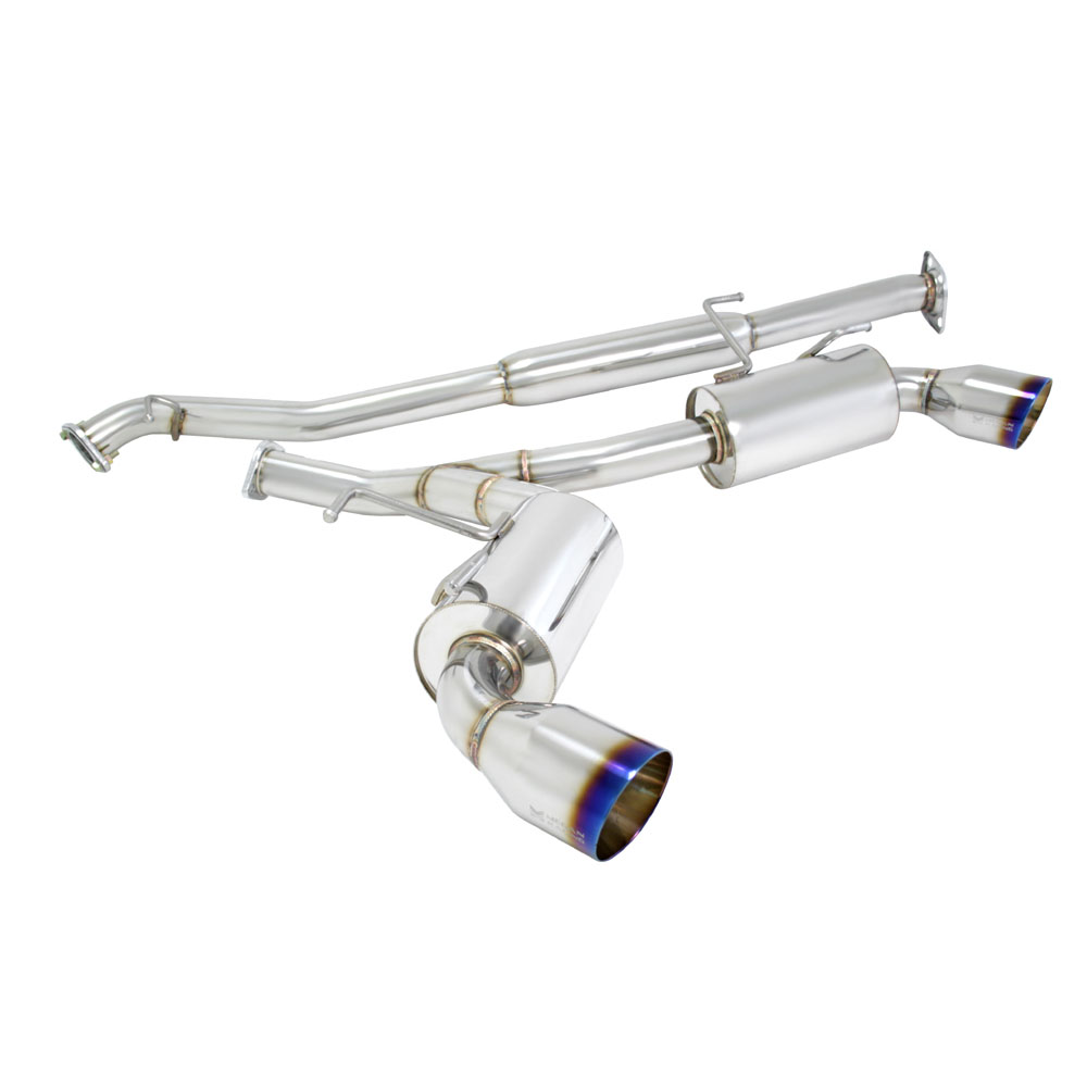 TOYOTA GT86 / SUBARU BRZ CATBACK EXHAUST DUAL BLUE TIPS MR - bluepower.se