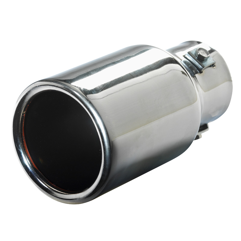 UNIVERSAL SIX PERFORMANCE CHROME EXHAUST TIP ROUND 180X94MM - bluepower.se