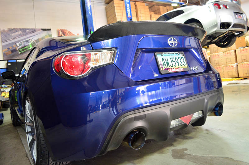 AGENCY POWER CARBON FIBER TRUNK LIP WING SPOILER SCION FR-S / SUBARU BR ...