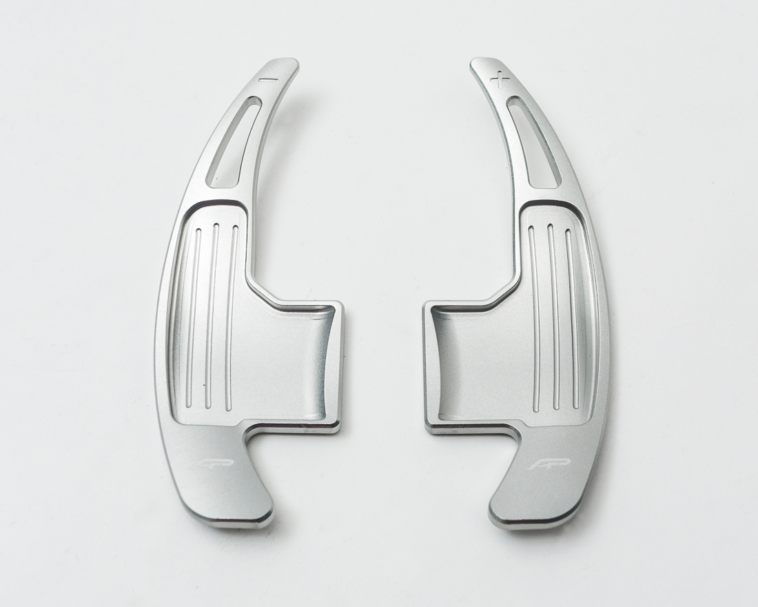 AGENCY POWER PADDLE SHIFTER EXTENSIONS BRIGHT SILVER FORD MUSTANG ALL ...