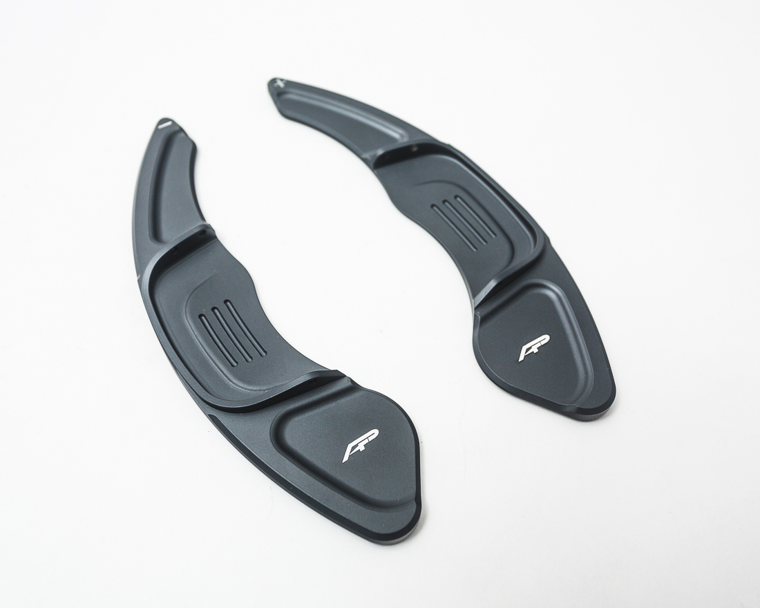 AGENCY POWER PADDLE SHIFTER EXTENSIONS SHADOW GRAY VOLKSWAGEN MK7 GOLF ...