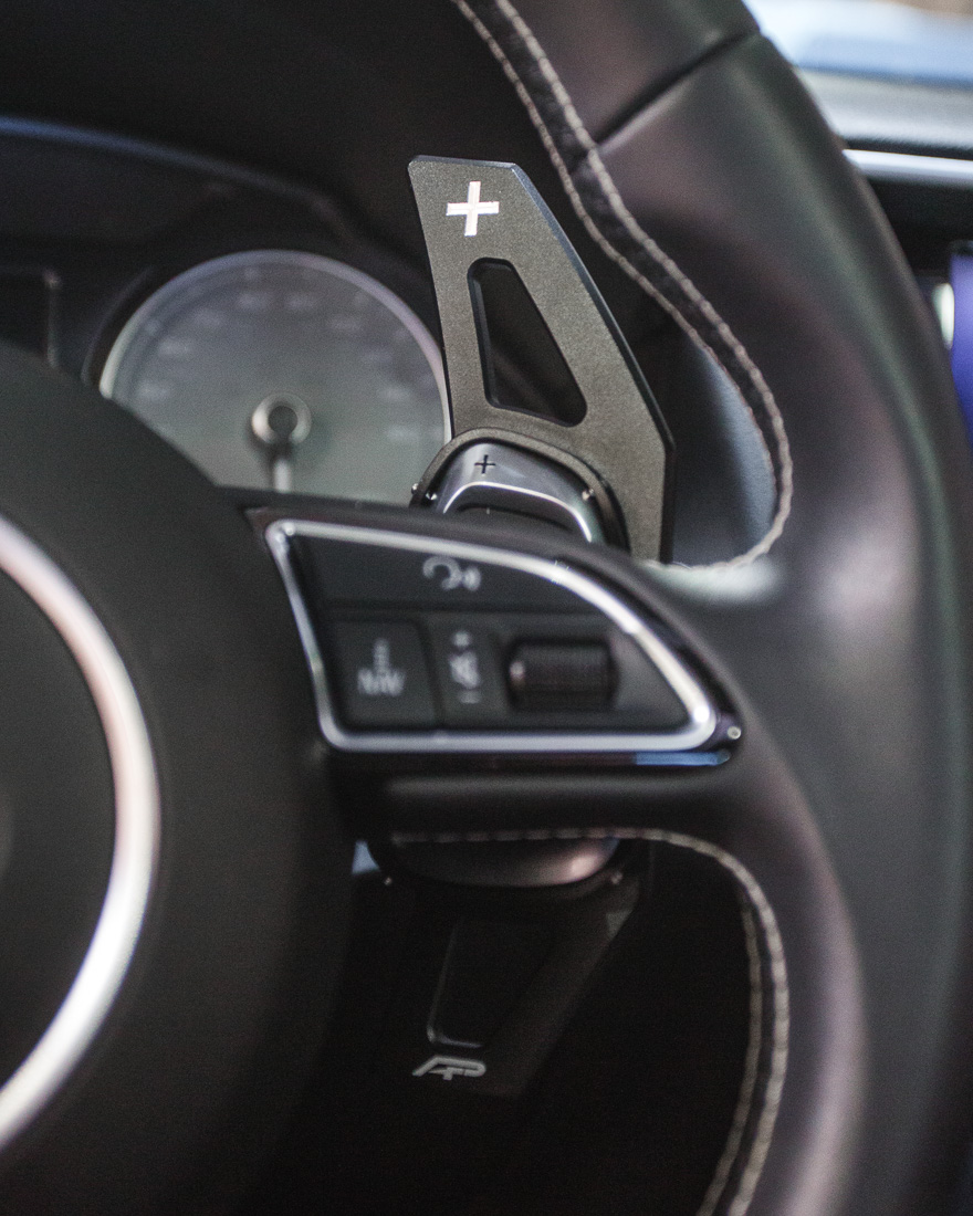 AGENCY POWER PADDLE SHIFTER EXTENSIONS BLACK AUDI S AND RS - bluepower.se