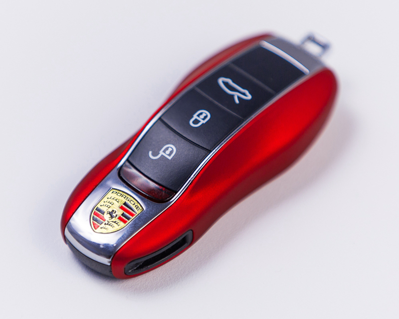 AGENCY POWER MATTE RED PLASTIC KEY FOB PROTECTION CASE PORSCHE 991 981 ...