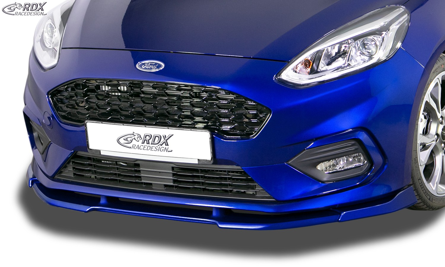 FRONT SPOILER VARIO-X FORD FIESTA ST-LINE & ST MK8 JHH FRONT LIP ...